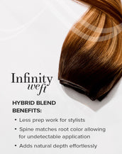 BELLAMI Professional Infinity Weft 16" 60g 24K Glimmer #3/24 #530/D10/ - BELLAMI PROFESSIONAL