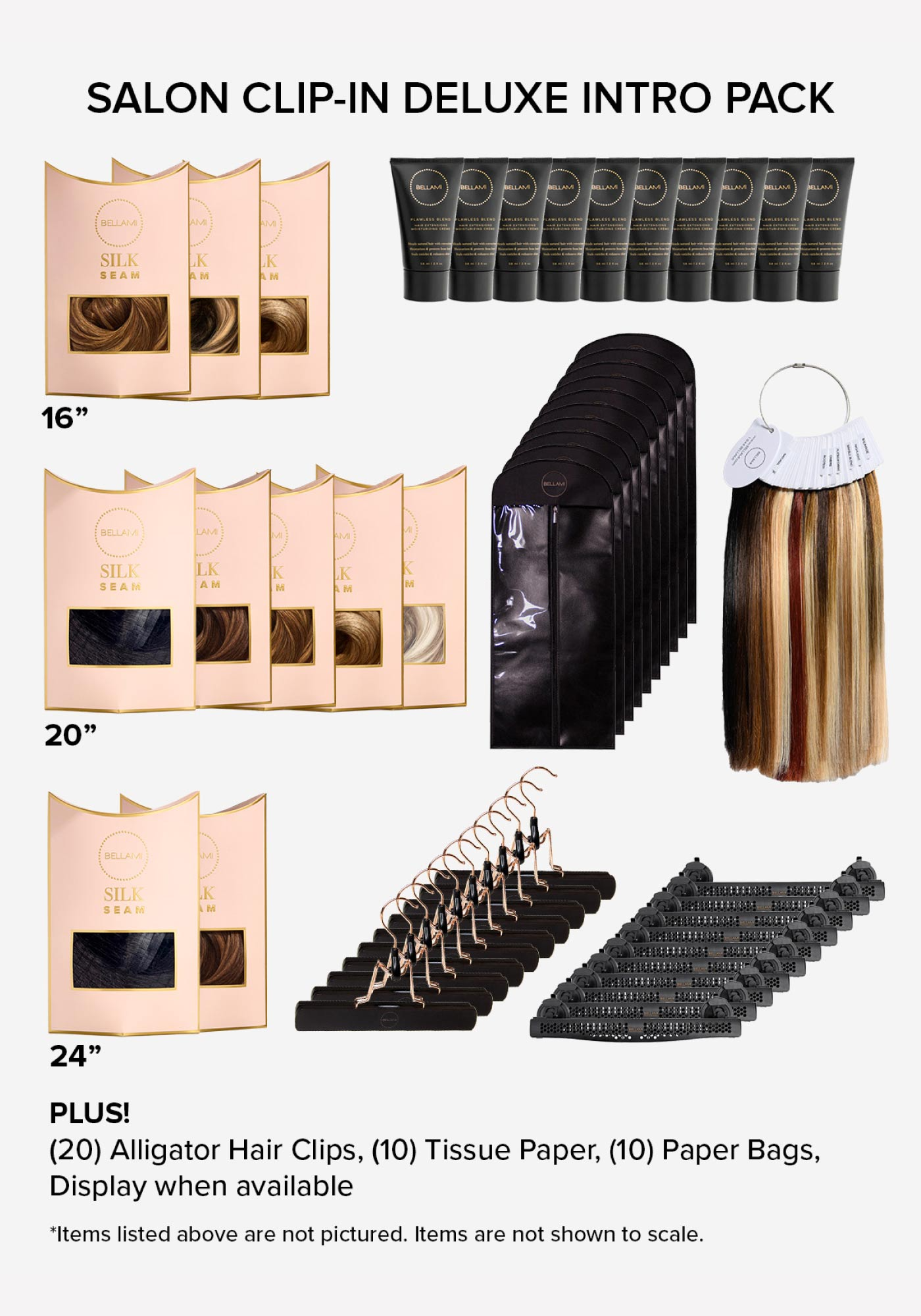 Salon Clip-In Deluxe Intro Pack - BELLAMI PROFESSIONAL